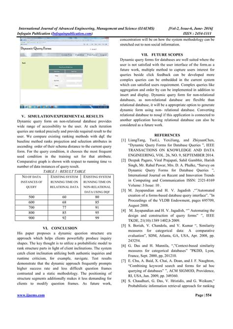 Dynamic Query Forms For Non Relational Database Pdf