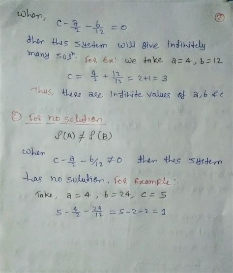 Solved Please Help 1 Find All The Values Of A B C For Which The Linear Course Hero