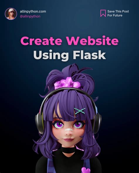Allinpython Create A Simple Flask Website 🔥💪 For Pdf Version Of This