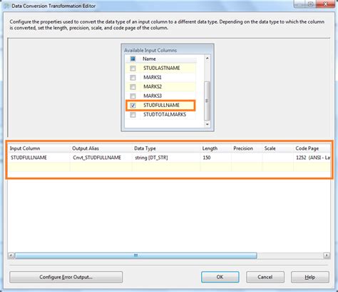 Microsoft SQL Server Knowledge Bank SSIS Derived Columns Transformation