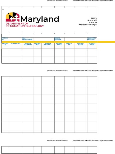 Decision Log Pdf Product Lifecycle Systems Science