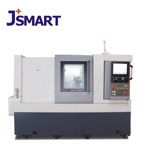 LST YC CNC Turning Center With Milling Automatic Flat Bed CNC Lathe With Power Tool Turret