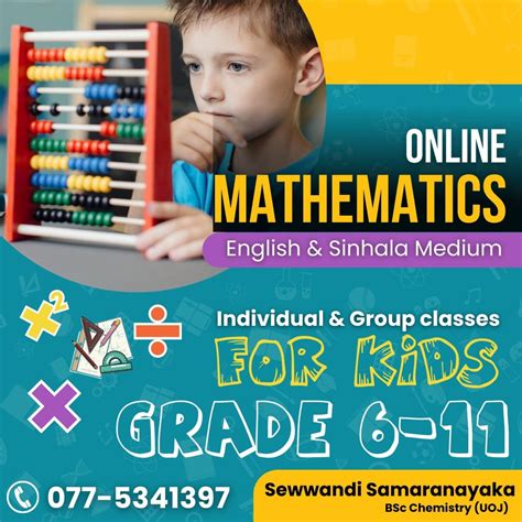Mathematics English And Sinhala Medium Adzlk Classified Ads And Directory Listing