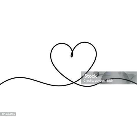 백면으로 흰색에 연속 선 그리기로 추상적 인 마음 기하 도형에 대한 스톡 벡터 아트 및 기타 이미지 기하 도형 낙서 드로잉 디스크 Istock