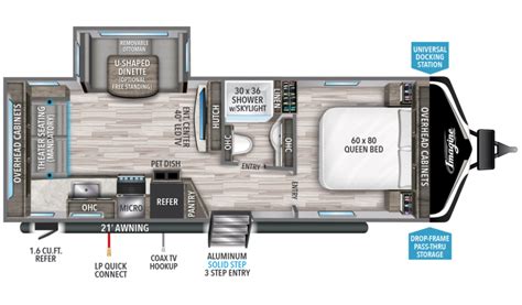 2020 Grand Design Imagine 2450rl Travel Trailer Floor Plan Grand