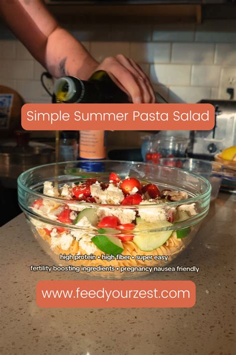 Simple Summer Pasta Salad — Dietitian Nutritionists For Fertility Pregnancy Postpartum Pcos