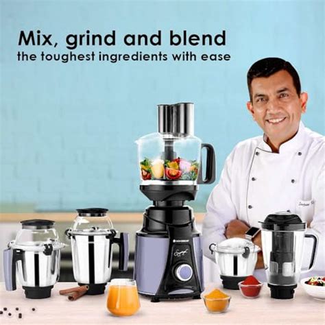 Wonderchef Galaxy Food Processor 750w Mixer Grinder 100 Copper Motor