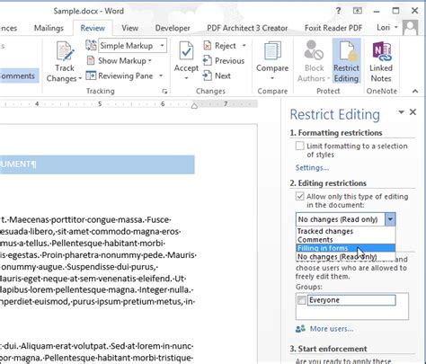How To Create Read Only Documents You Can Open Without A Password In Word