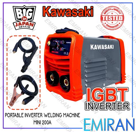 Kawasaki Portable Inverter Welding Machine Mini 200a Lazada Ph