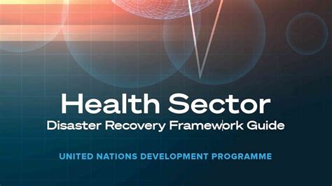 Health Sector Disaster Recovery Framework Guide Irp