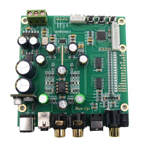 ES9038Q2M DAC Board Decoder W Display Screen Support IIS DSD Optic Fiber Coaxial Input 384K
