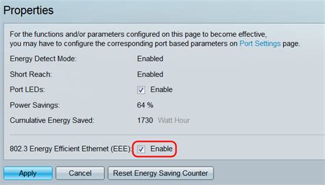 Configuring Energy Usage Settings On The Sg550xg And Sg350xg Cisco