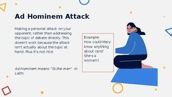 Logical Fallacies Lesson PPT By Educators Materials TPT