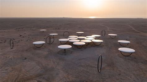 Symmetry And Reflection Define Qatar Desert Installation By Olafur Eliasson