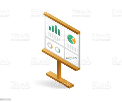 비즈니스 분석 보드의 평면 3d 개념 아이소메트릭 그림 개념에 대한 스톡 벡터 아트 및 기타 이미지 개념 개념과 주제 개발 Istock
