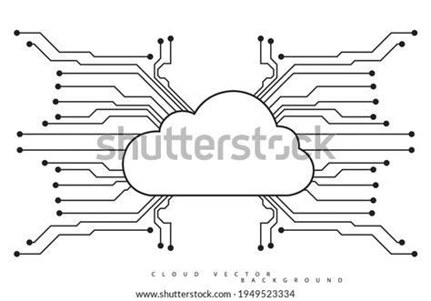 Cloud Computing Network Security Technology Concept Stock Vector Royalty Free 1949523334
