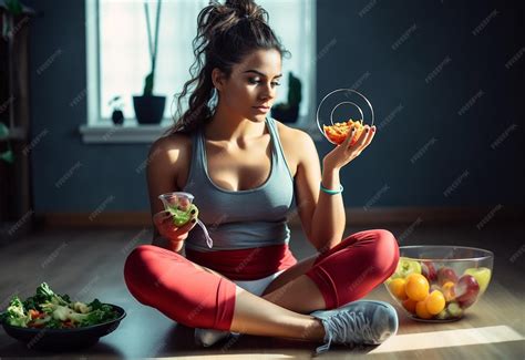 Premium Photo Photo Of Youngers People Eating Healthy Foods And