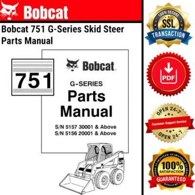 BOBCAT SERVICE MANUAL DOWNLOAD Bobcat 751 G Series Skid Steer Parts Manual