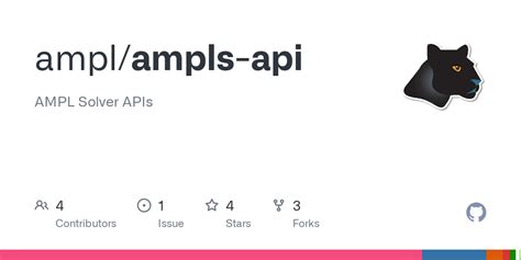 Github Amplampls Api Ampl Solver Apis
