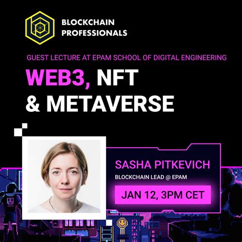 Guest Lecture Web3 Nft And Metaverse