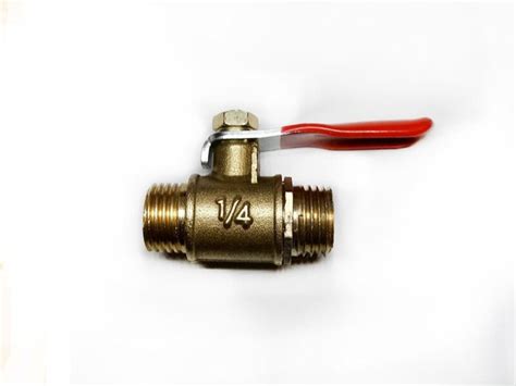 Кран шаровый 1 4 внешняя резьба х 1 4 внешняя резьба купить по низкой цене в интернет магазине