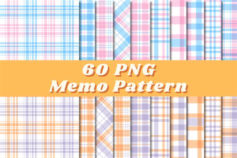 Cute Memo Pattern Png Bundle Graphic By Artandcraftclipart · Creative