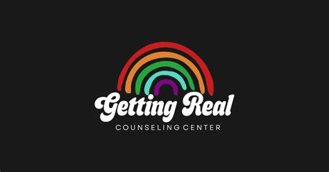 Getting Real Counseling Center White Text Grcc Tank Top Teepublic