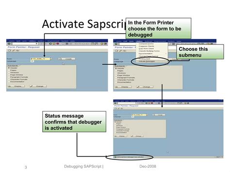 Chapter 07 Debugging Sap Scripts Ppt