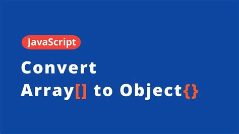 Convert Array To Object In Javascript Devsuggest Youtube