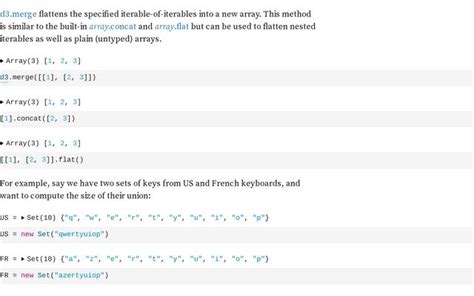 D3merge D3 Observable