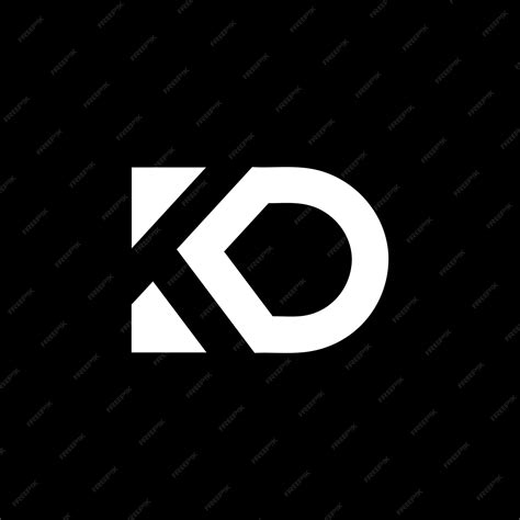 Premium Vector Letter Kd Cool Logo And Icon Design