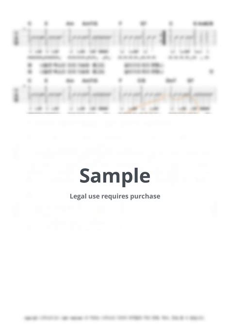 Yb 너를 보내고 Sheets By 나무소리기타