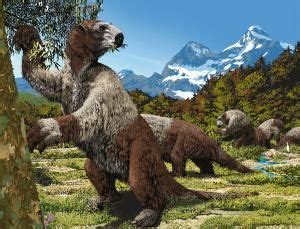 The Giant Ground Sloth Imagined In Happier Days Ie When It Was