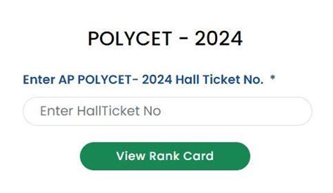 AP POLYCET Result Released At Polycetap Nic In Download Rank Card