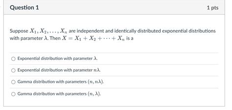 Solved Suppose X1 X2 Xn Are Independent And Identically Chegg Com