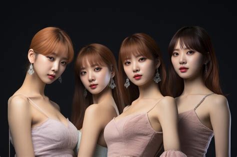 Premium Ai Image Korean K Pop Idol Girls Group Delicate And Clear