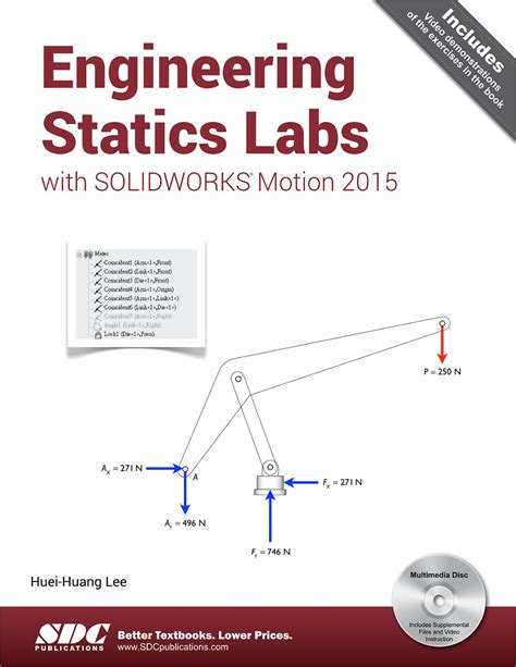 Engineering Statics Labs With SOLIDWORKS Motion Book SDC Publications