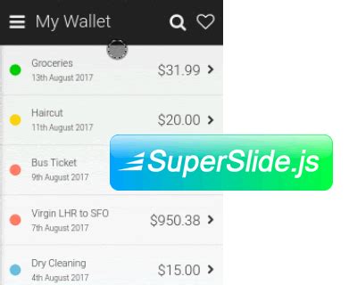 Superslide Js Smooth Gpu Accelerated Sliding Menu For Pwa Jquery