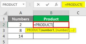 PRODUCT Function In Excel How To Use PRODUCT Function In Excel