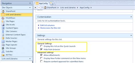 How To Hide A List Or Library In Sharepoint Sharepoint Diary