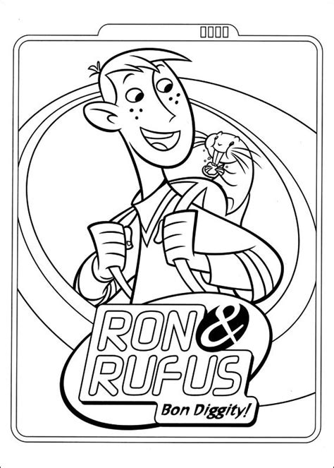 Kim Possible Coloring Pages Books Free And Printable