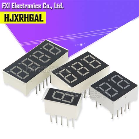 5pcs 04inch Led Display 7 Segment 2 Bit 3 Bit 4 Bit Digit Tube Red Common Cathode Anode