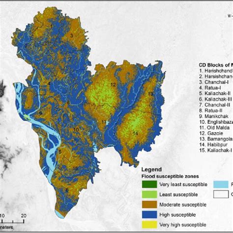 6 analytical hierarchy process ahp based flood susceptibility map of