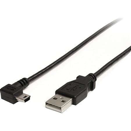 Amazon Com Startech Com Ft M Usb To Micro Usb Cable Usb A To Left Angle Micro B