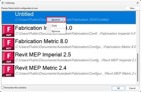 fabrication configuration is missing or unable to be reloaded after