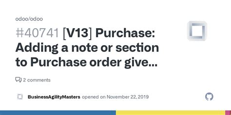 V13 Purchase Adding A Note Or Section To Purchase Order Gives Error
