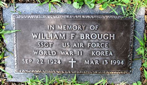 William Frederick Brough 1924 1994 Find A Grave Memorial