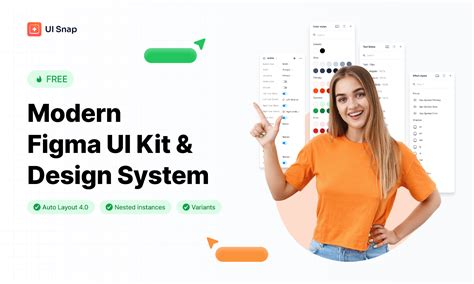 FREE UI Snap Modern Figma UI Kit Design System V Figma