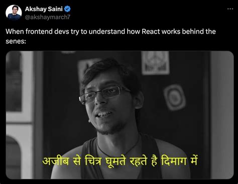 Akshay Saini 🚀 On Linkedin How React Works Behind The Scenes 🤫 1 Virtual Dom React Creates A