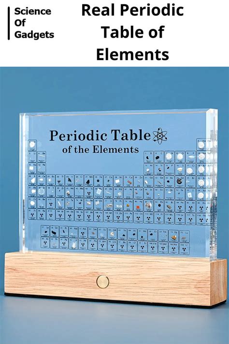 Real Periodic Table Of Elements Periodic Table Of The Elements